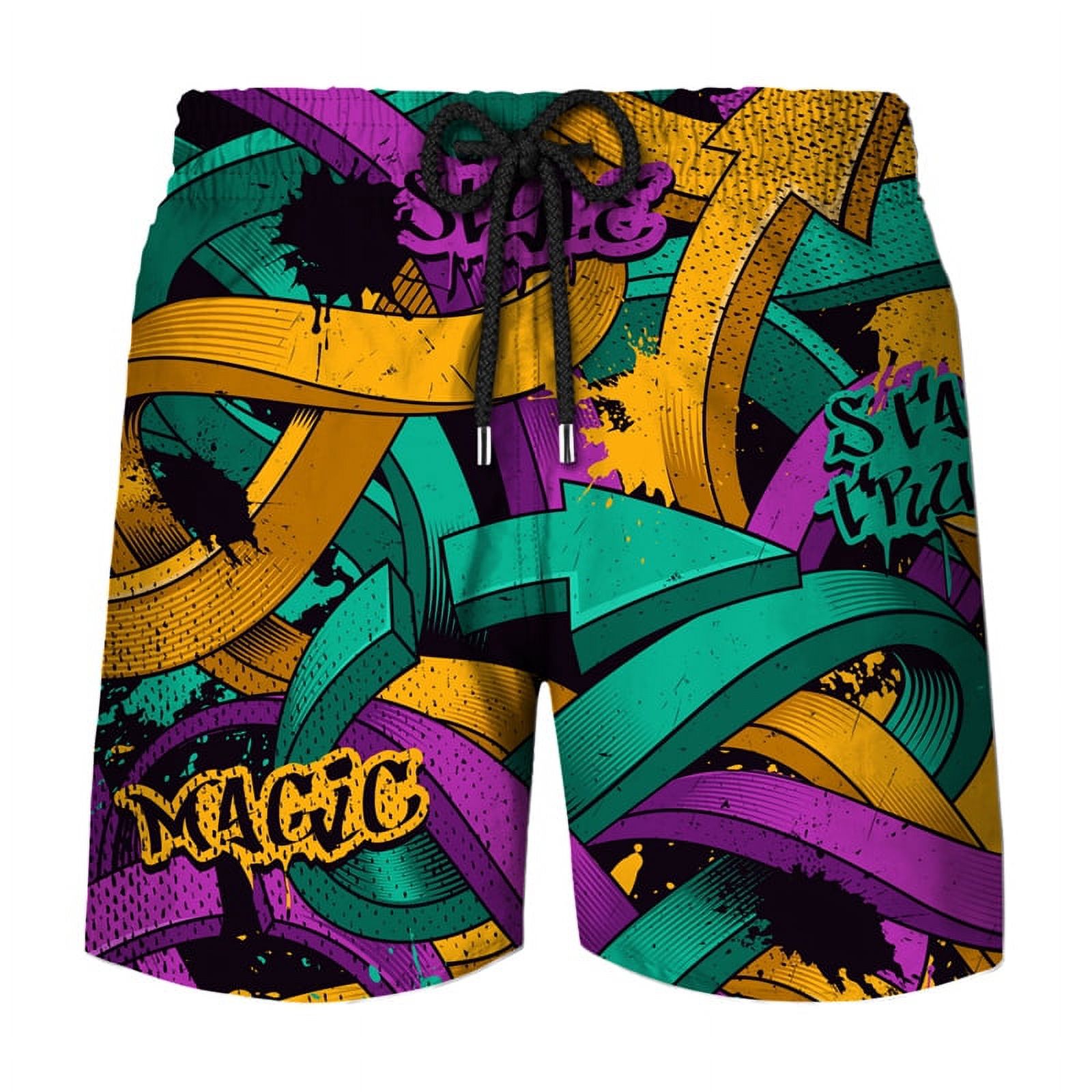 Fashion Tiger Graphic Beach Shorts Pants Men 3D Printed Hawaii Swim ...