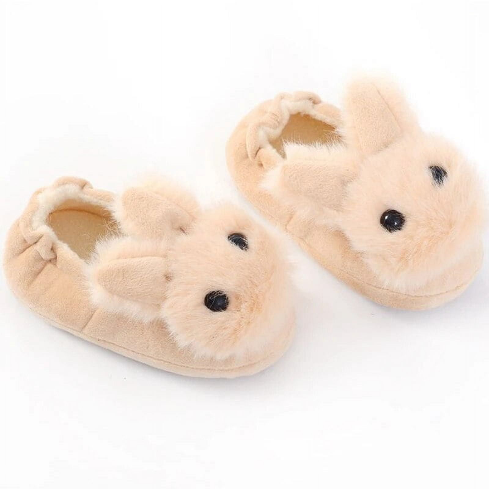 Fashion Toddler Girl Slippers for Home Gear Baby Items Loafers Plush ...