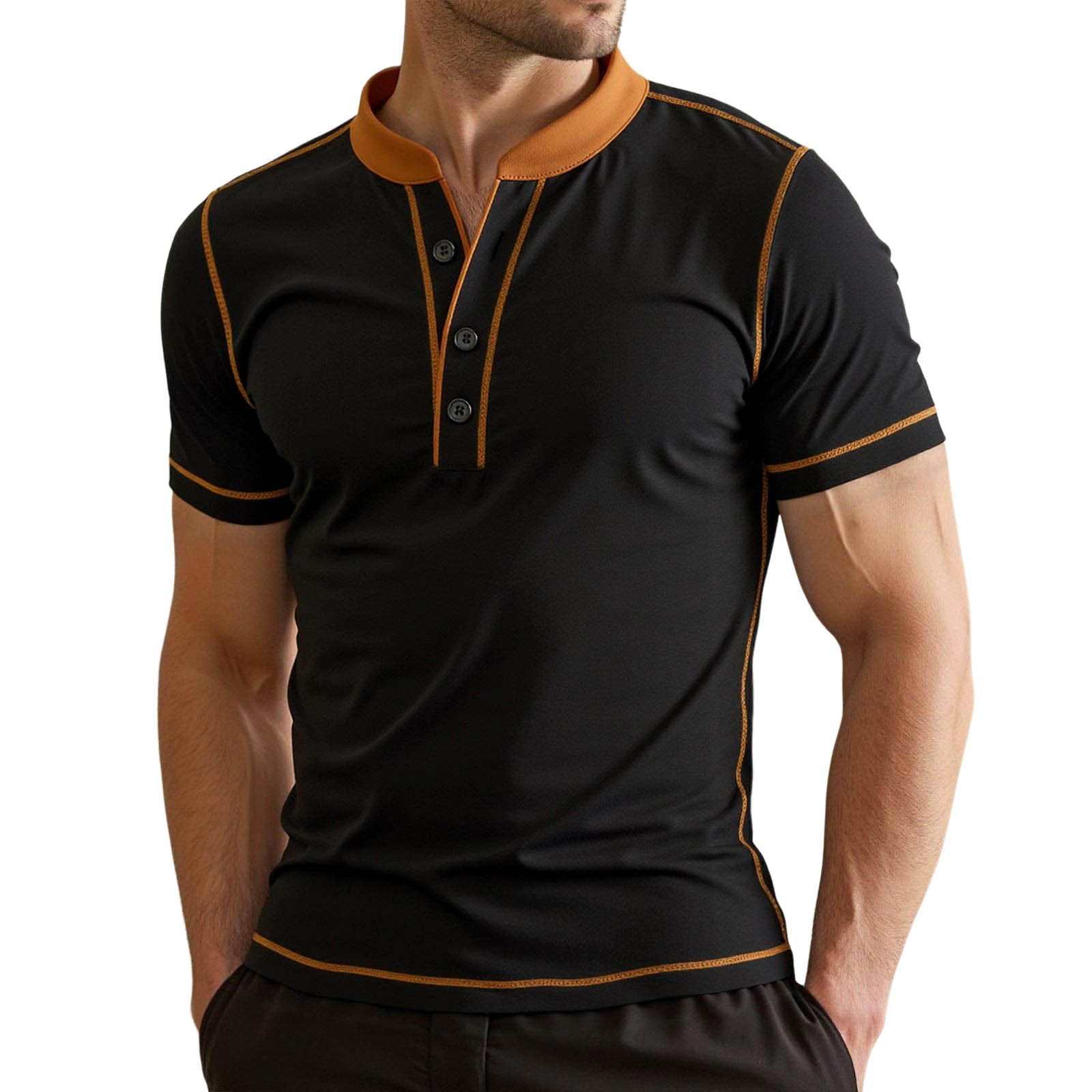 Fashion Top for Men - Men's Short Sleeve Crewneck Tee Shirt Summer ...