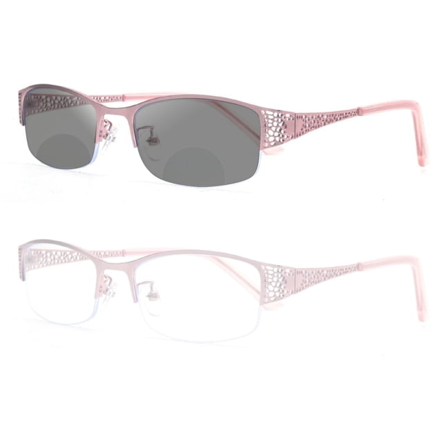Fashion Transition Sunglasses Photochromic Bifocal Reading Glasses ...