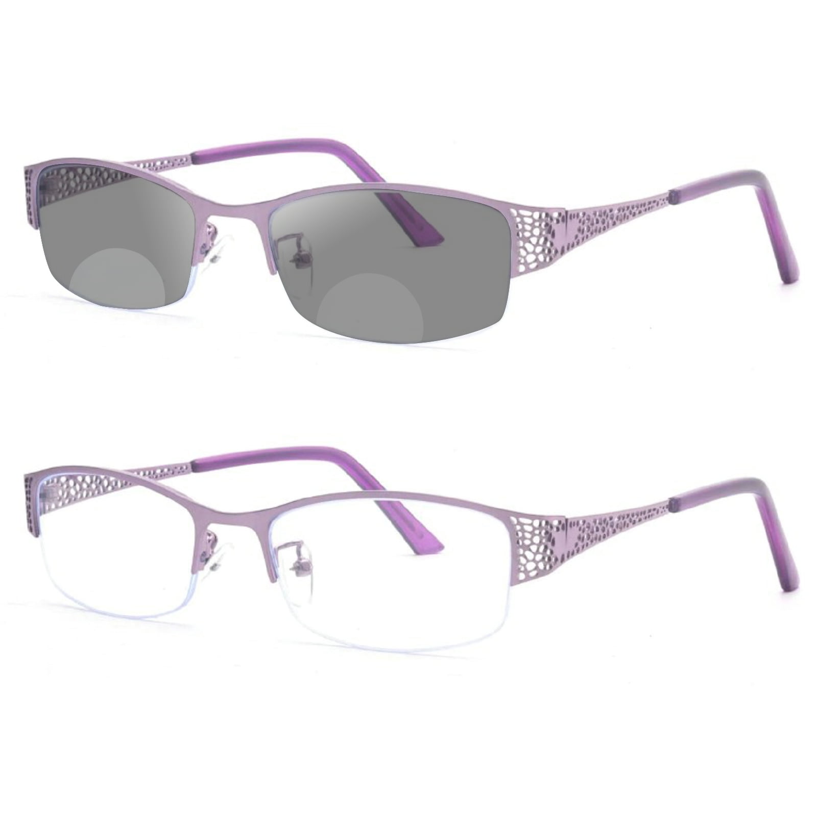 Fashion Transition Sunglasses Photochromic Bifocal Reading Glasses ...