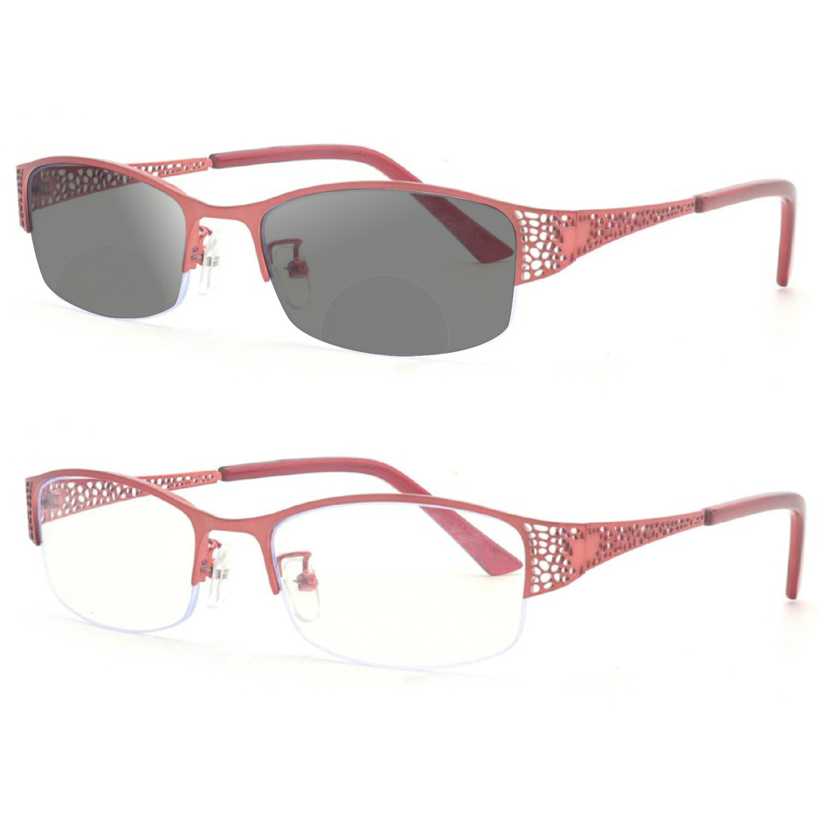 Fashion Transition Sunglasses Photochromic Bifocal Reading Glasses ...