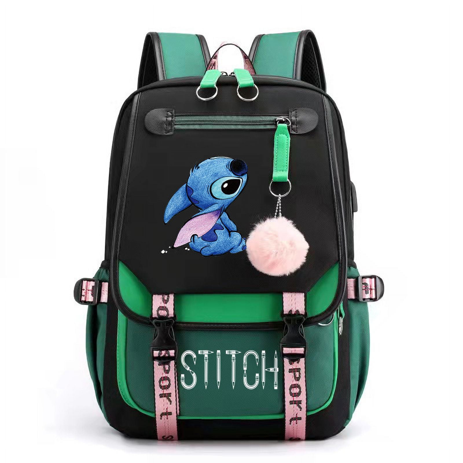 Fashion Trend Backpack Anime Cosplay Laptop Backpack With USB and Cute ...