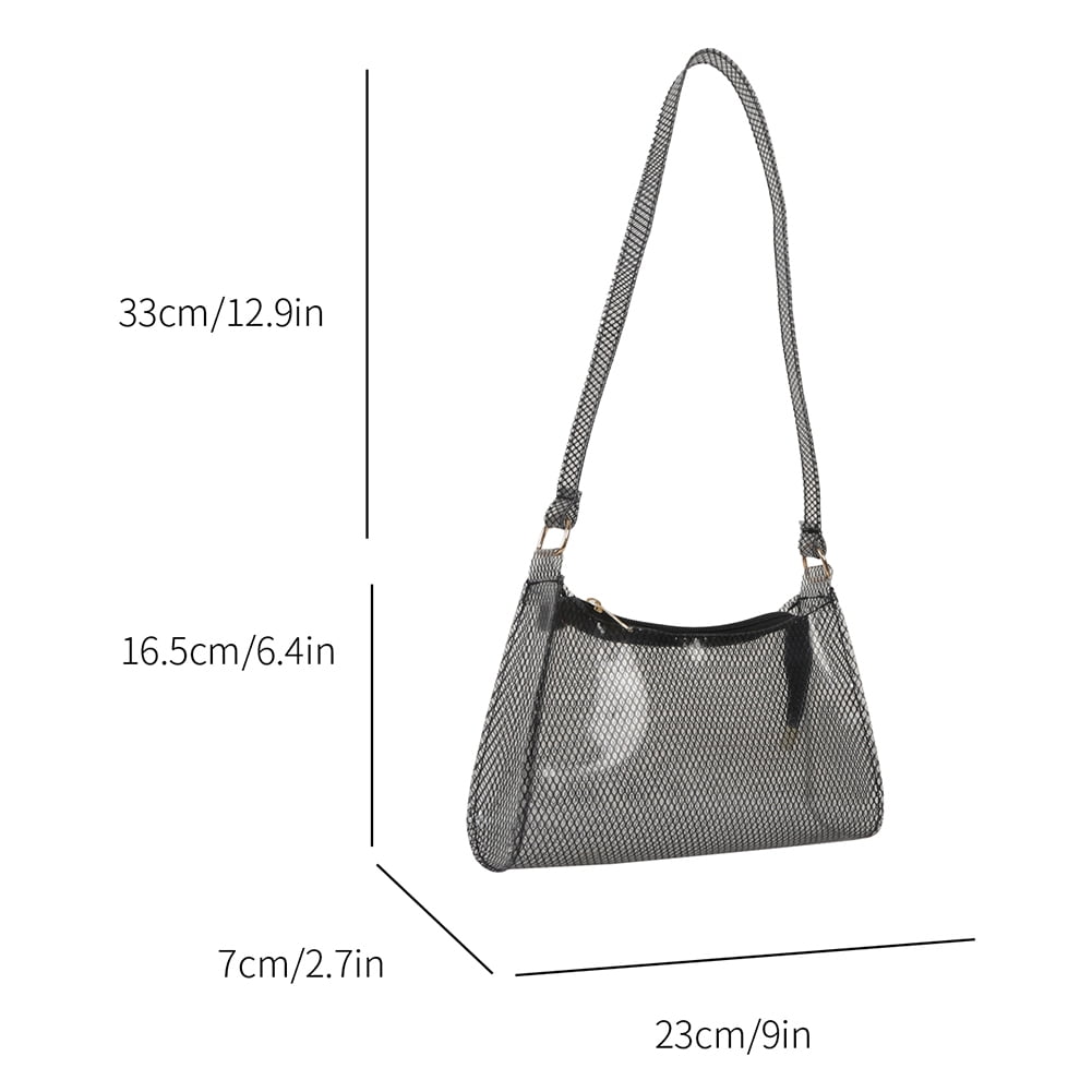 Fashion Underarm Bag Simple Felt Top-handle Bags Waterproof Portable ...