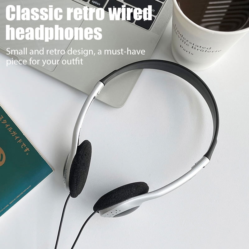 Fashion Vintage Retro Classic Headset 80s For CD MD Walkman MP3 ...