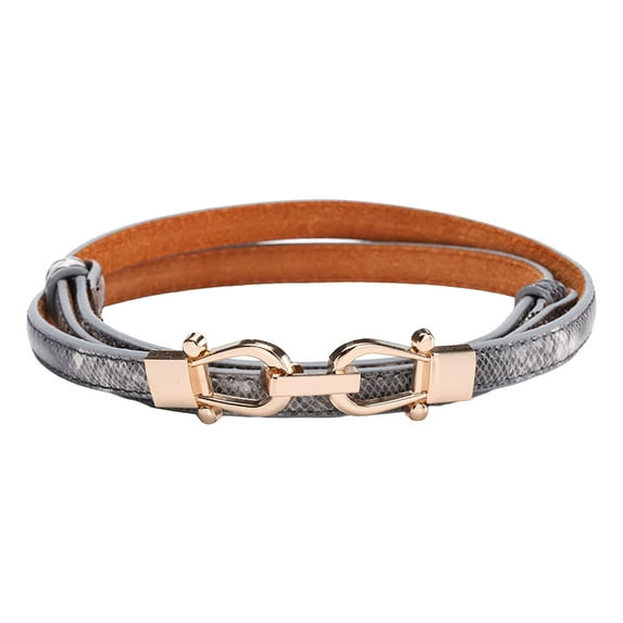 Fashion Waist Belt - Stylish Women Leather Turn Lock Belt Adjustable ...