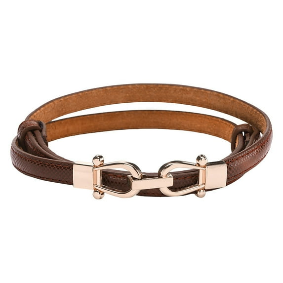 Fashion Waist Belt - Stylish Women Leather Turn Lock Belt Adjustable ...