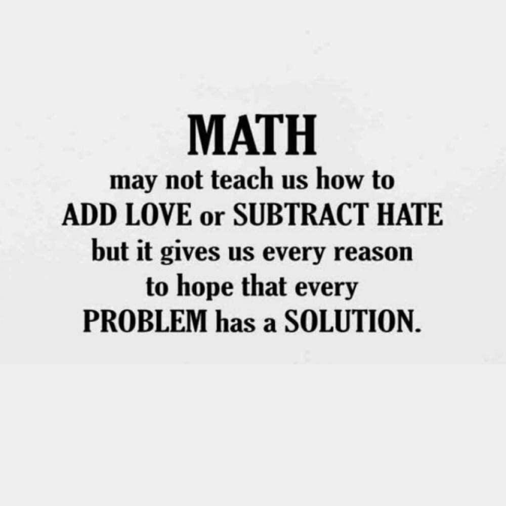 Fashion Wall Stickers Math Wall Decal Quote Mathematics Sign Classroom ...