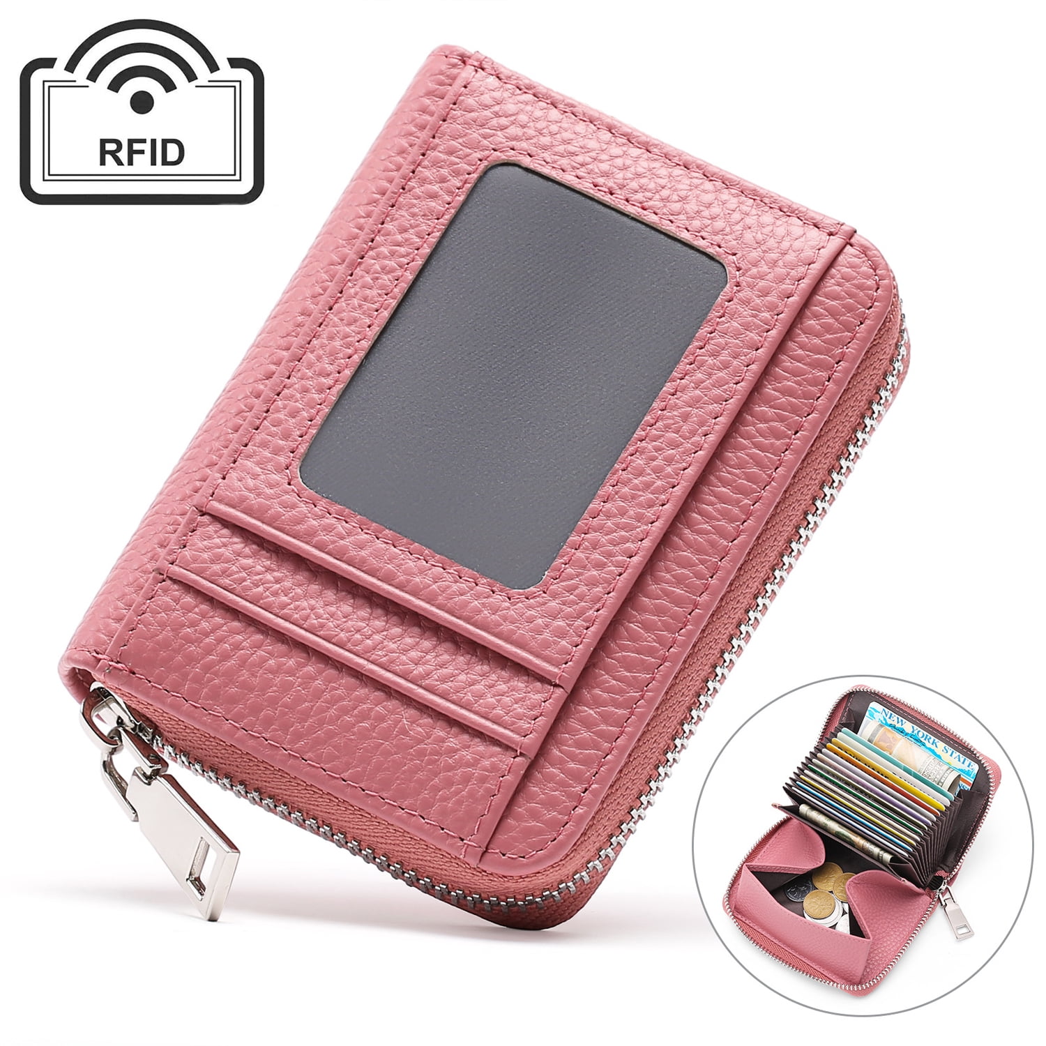 Fashion Wallet for Women RFID-Leather Wallet Pocket Wallet Hangbag for ...
