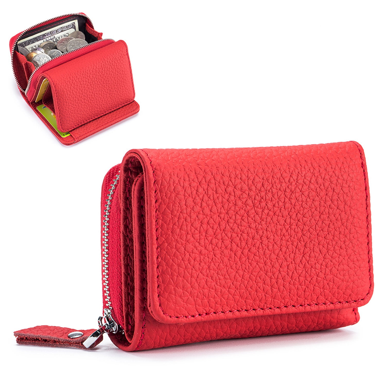 Fashion Wallet for Women RFID-Leather Wallet Pocket Wallet Hangbag for ...