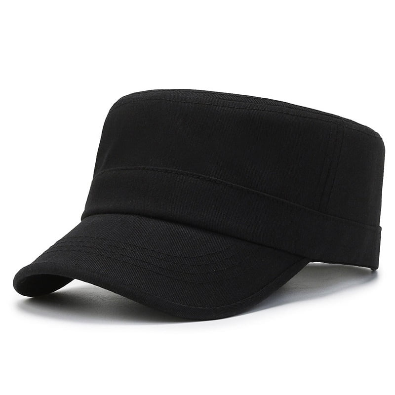 Fashion Washed Cotton Men Military Cap Summer Sunscreen Cadet Hat ...