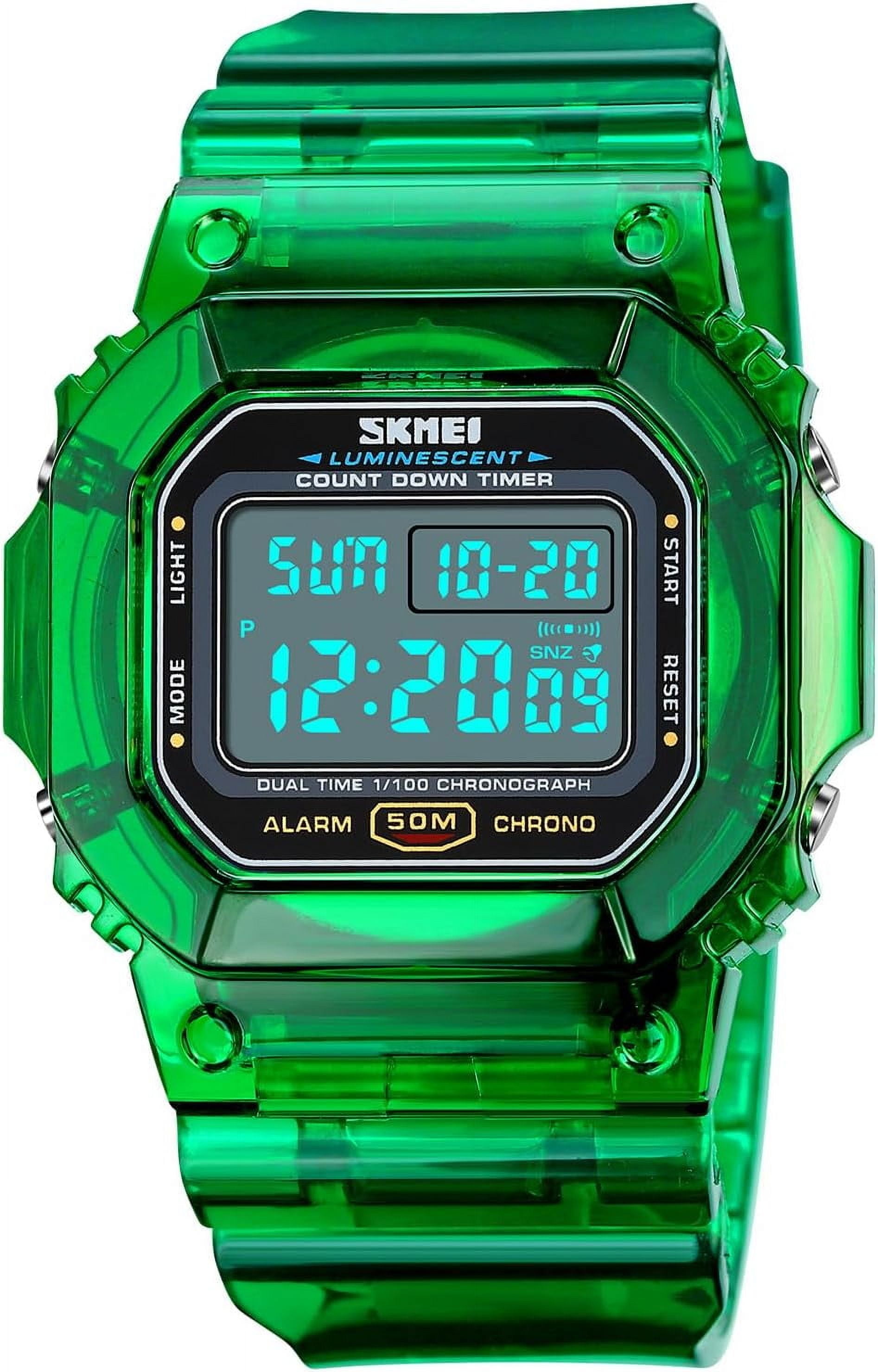 Fashion Watches for Men and Women Unisex Summer Digital Backlight ...