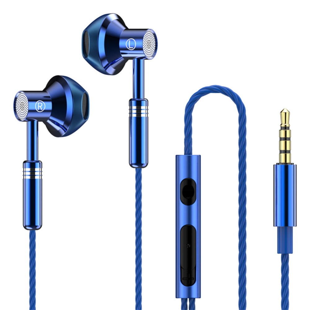 Fashion Wire oCntrolled Earphone 3.5mm Round Hole Headset Subwoofer ...