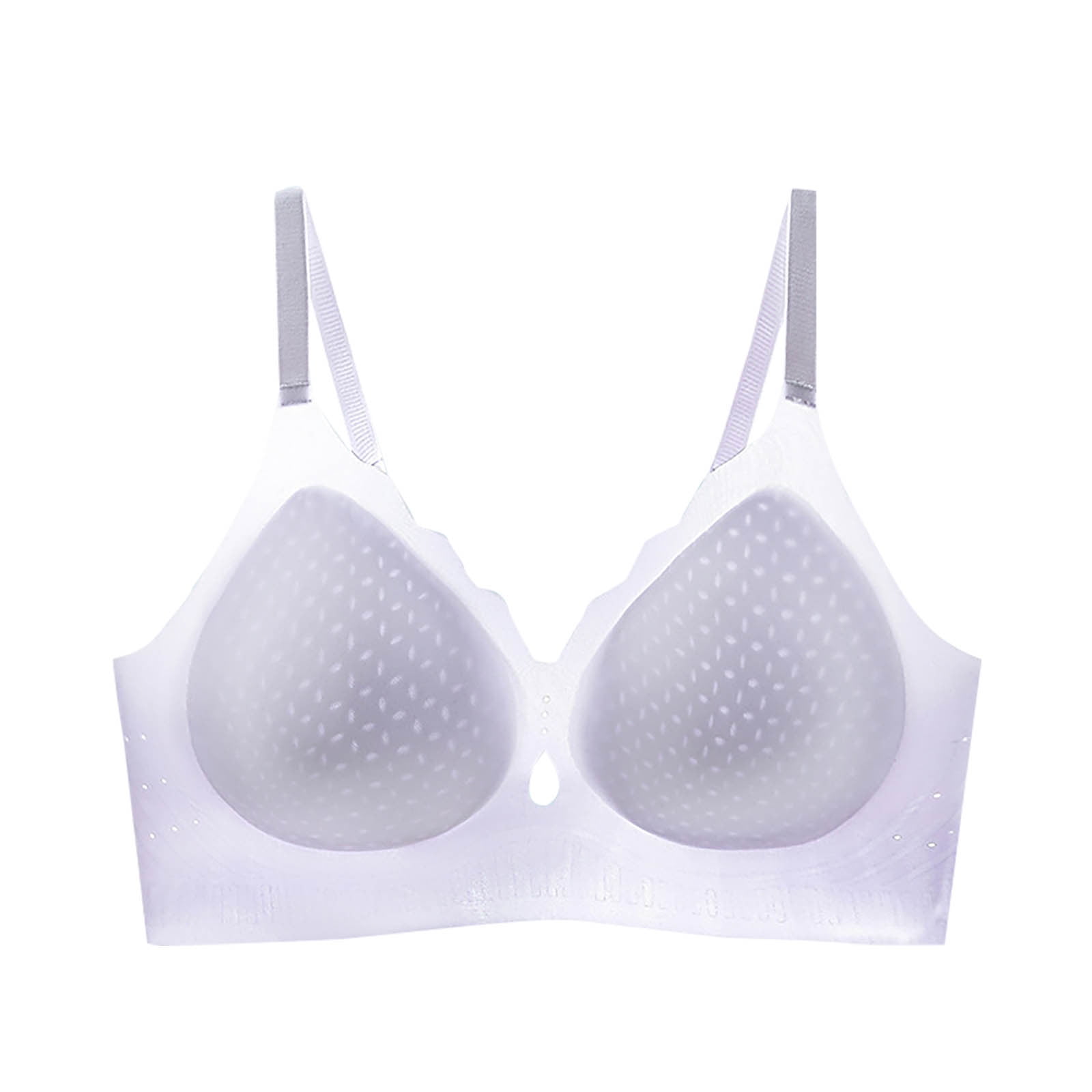 Fashion Women Bra, Solid Color Water Droplet Design, Wireless Semi ...