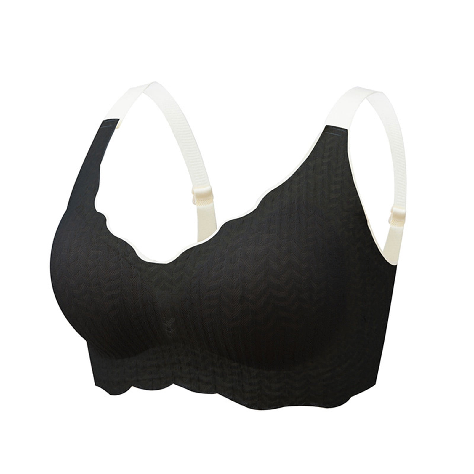 Fashion Women Large Size Bra, Wireless Fixed Cup, Gathering Daily Bra ...