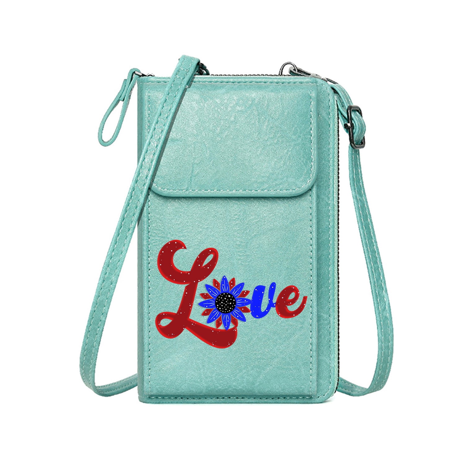 Fashion Women Lightweight Bag Floral Print Crossbody Bag With ...