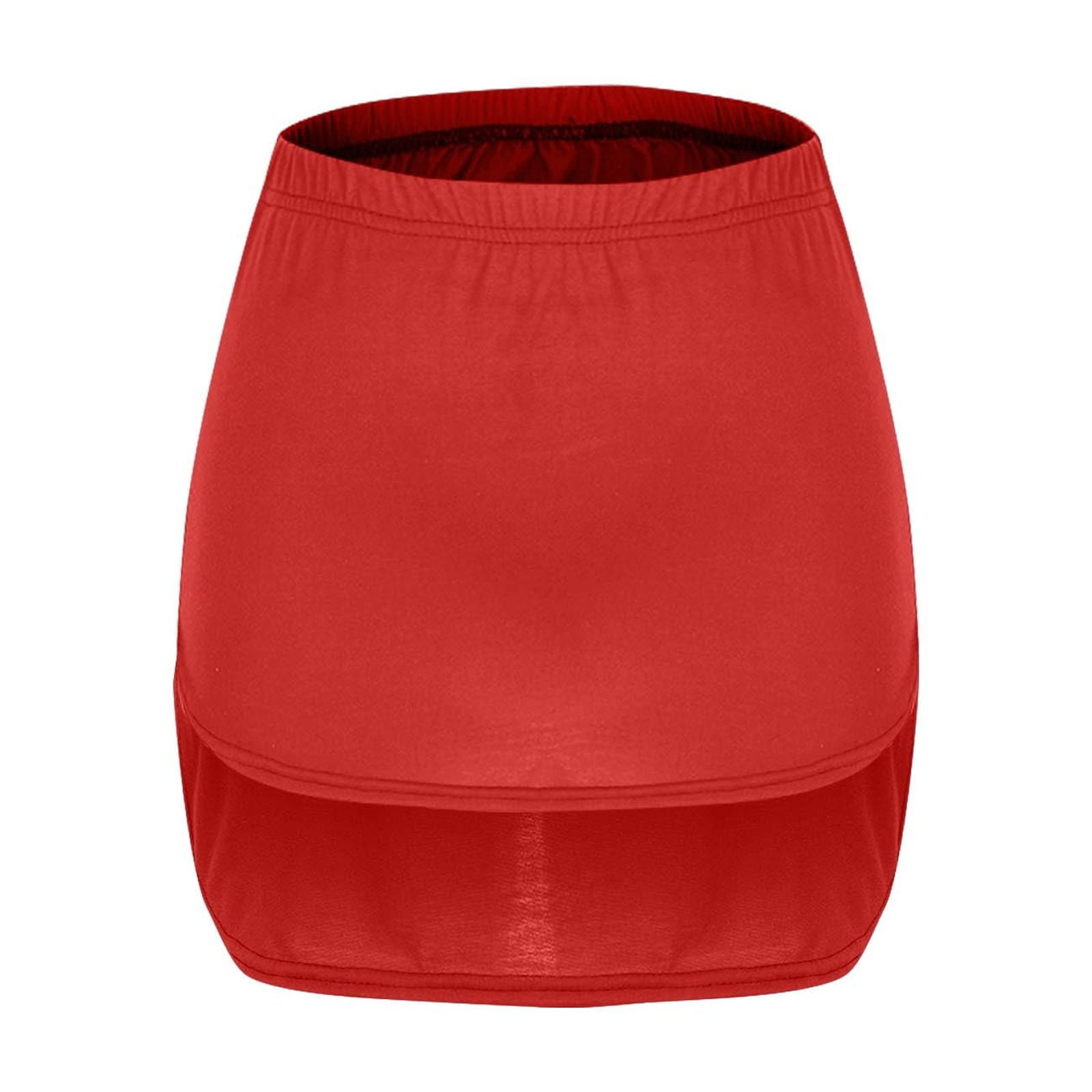 Fashion Women Mini Skirt, Elastic Short Skirt Strap, Skirt Shirt ...