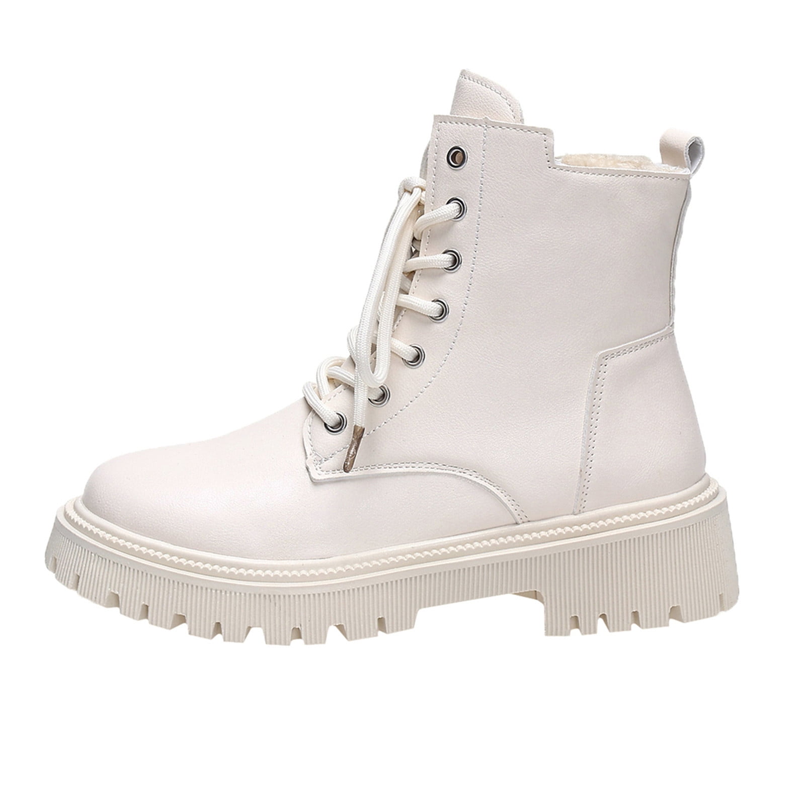 Fashion Women's Ankle Boots Lace Up Short Booties with Square Heels for ...