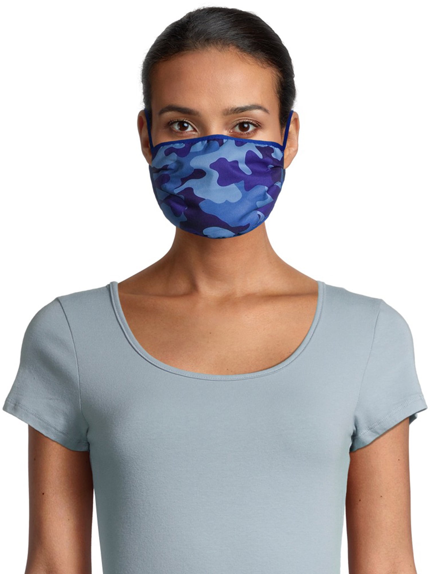 Fashion Women's Camo Face Masks, 5-Pack - Walmart.com