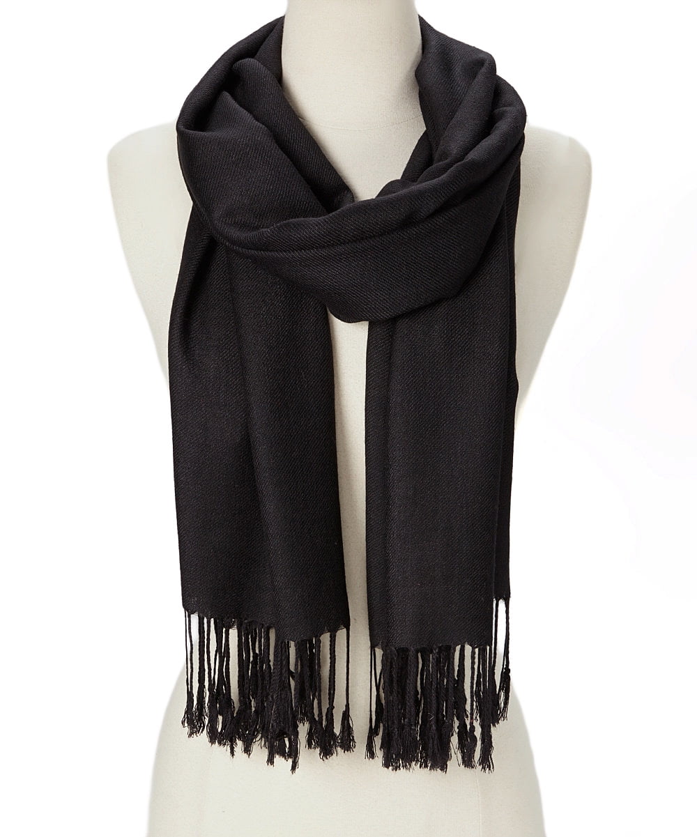 Elegant Women's Fashion Pashmina Silk Scarf, Lightweight Long, Soft ...