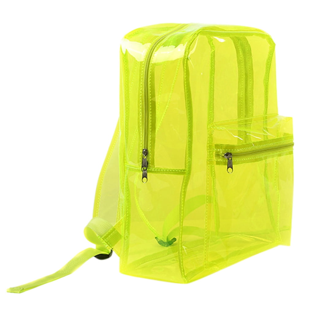 Fashion Women's Transparent Jelly Zipper Square Shoulder Bag Messenger ...