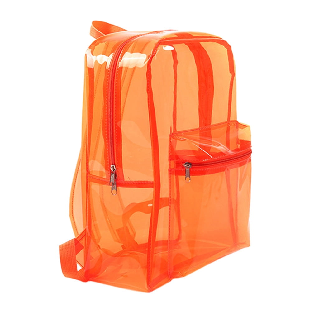 Fashion Women's Transparent Jelly Zipper Square Shoulder Bag Messenger ...
