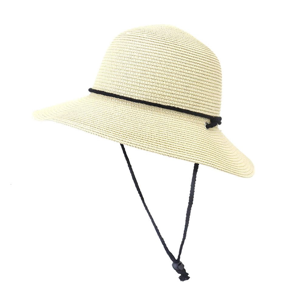 Fashion Women's Wide Brim Sun Hat Travel Breathable Large Eave Beach ...