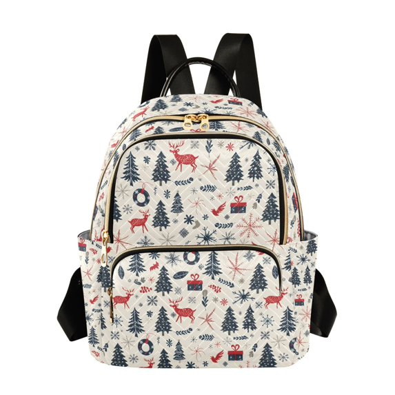 Fashion backpack Christmas Tree Gift quilted backpack women travel ...