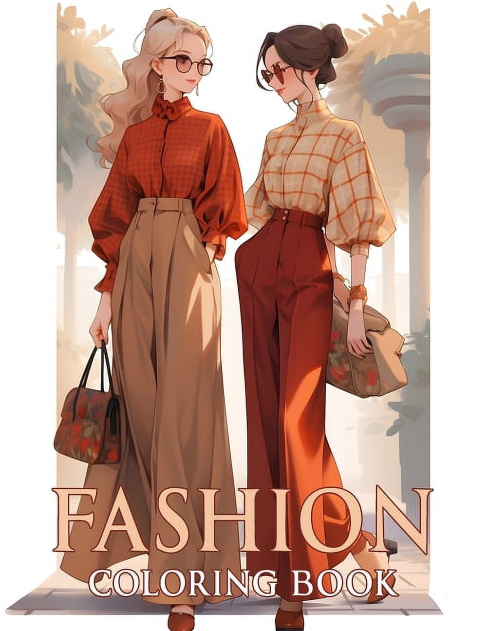 Fashion coloring book: Dive into trendy weeks with 50 designs of ...