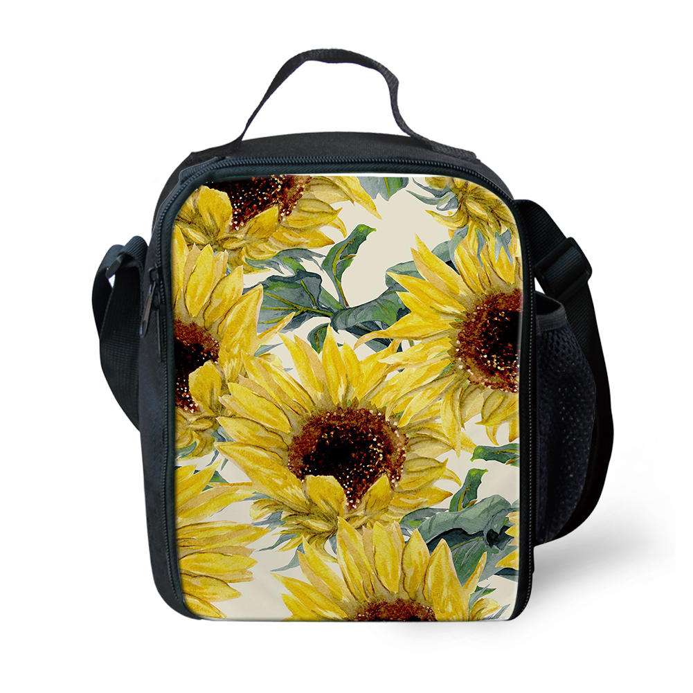 Fashion 's Backpack Band Prints Pattern Toddlers Bags Sunflowers Design ...