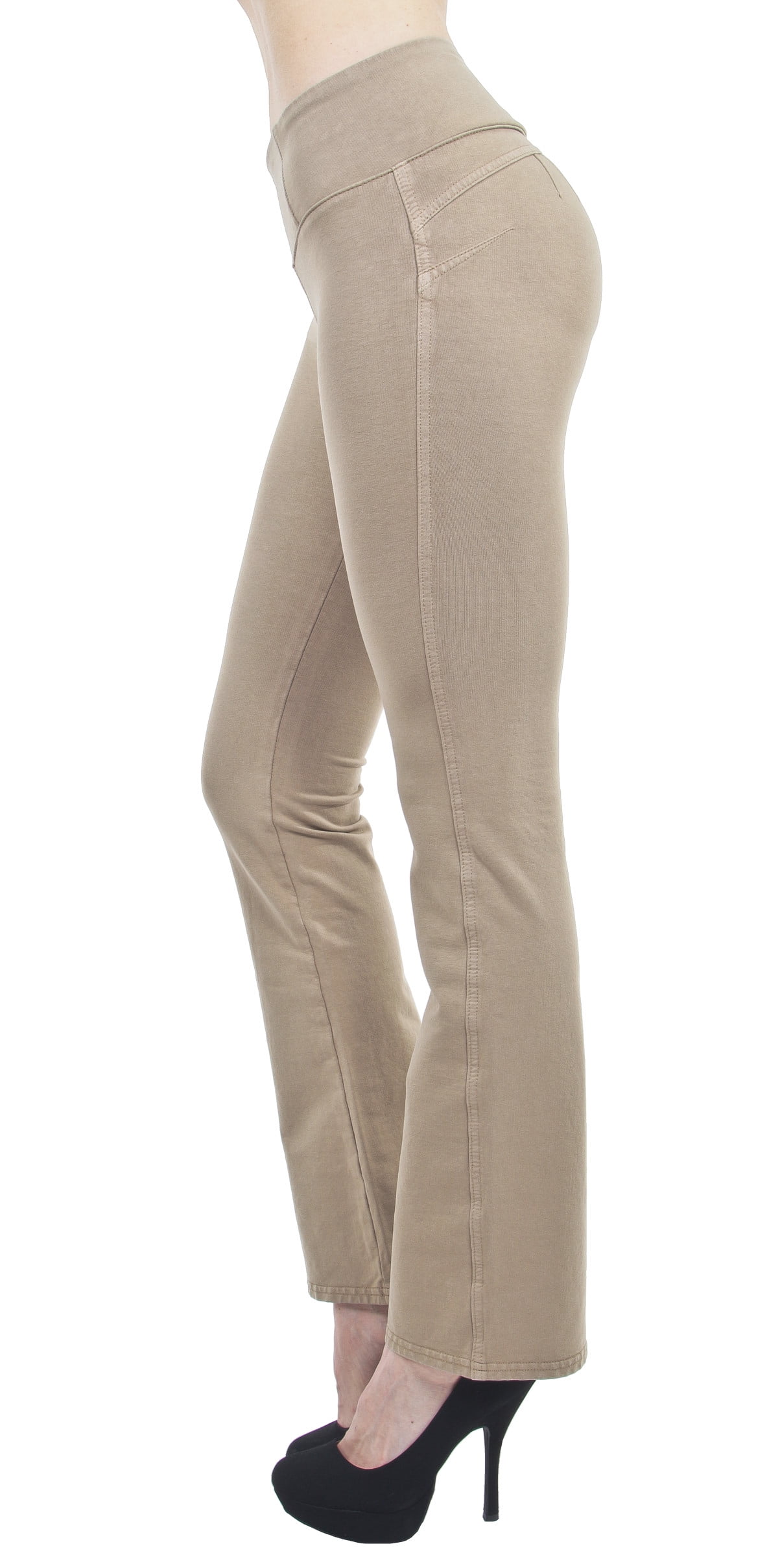 Fashion2Love Shaping Pull On Butt Lift Push Up Yoga Pants Stretch ...