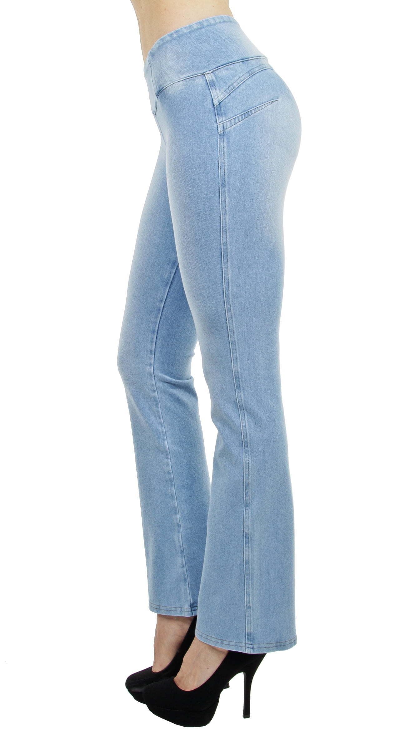 Fashion2Love Shaping Pull On Butt Lift Push Up Yoga Pants Stretch ...