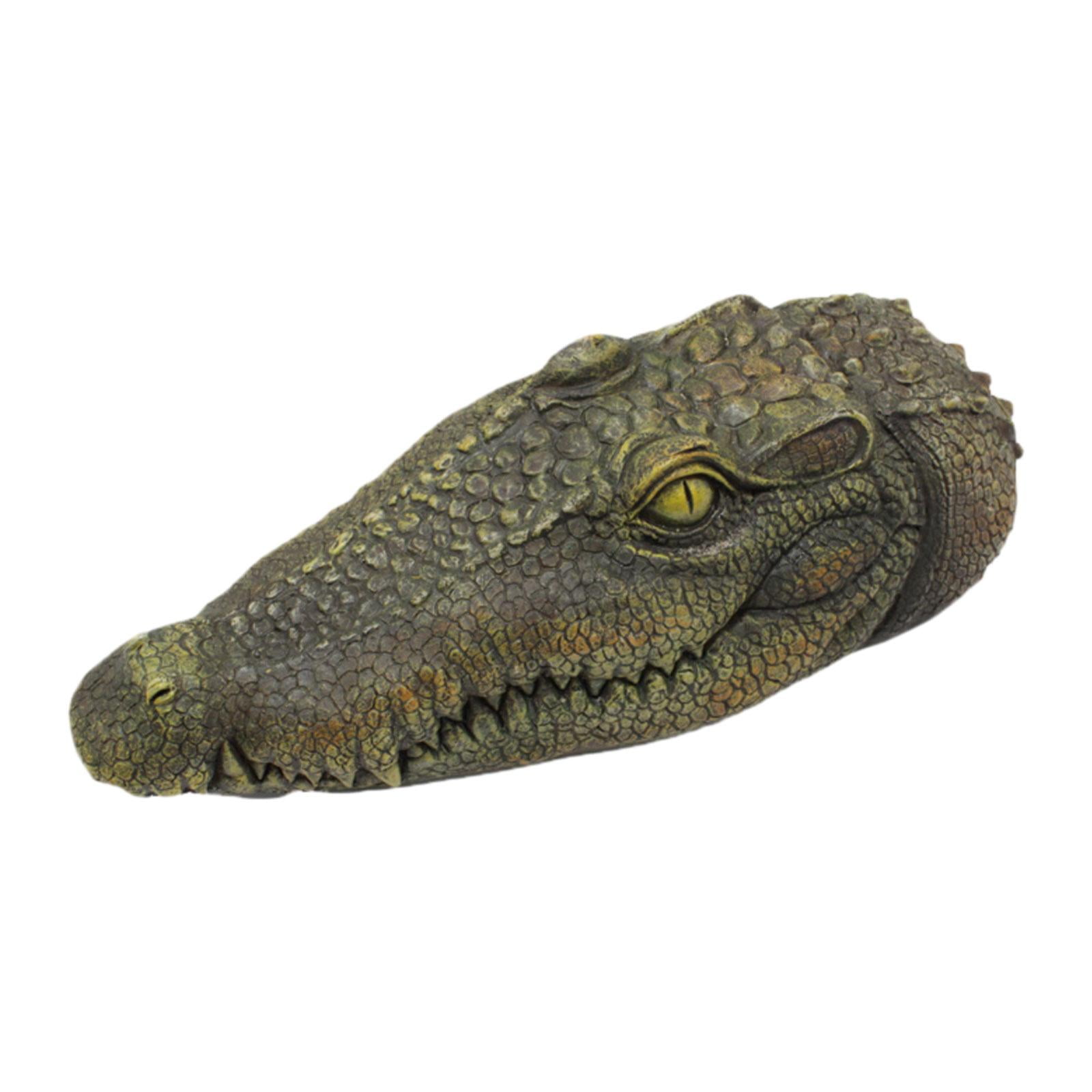 FashionCha Alligator Head Decor Realistic Ornament Duck Crocodile Head ...