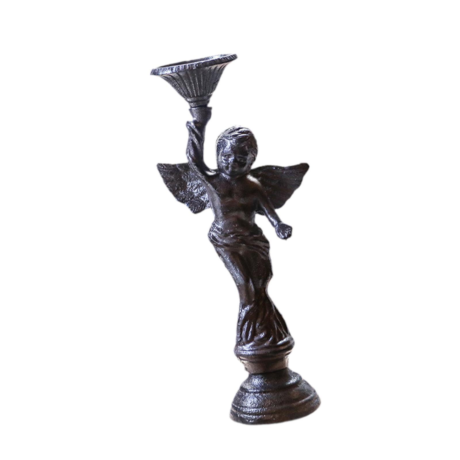 FashionCha Angel Statue Candlestick Holder, Sculpture, Pillar Cancer ...