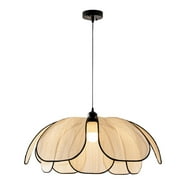 Robert Stevenson Lighting Persephone - Metal and Handwoven Rattan ...