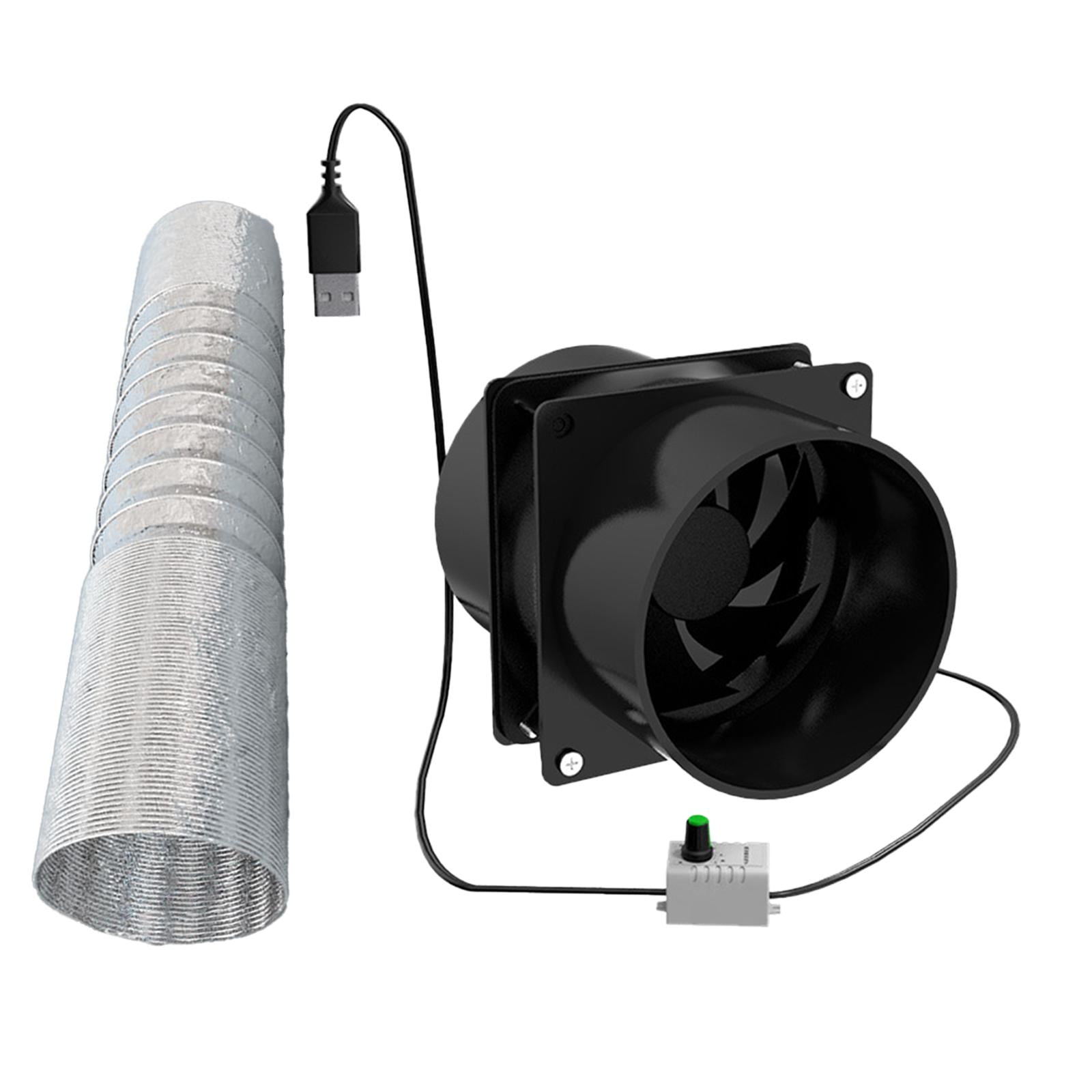 FashionCha Exhaust Fan Greenhouse Silent Ventilator Fans for Window ...