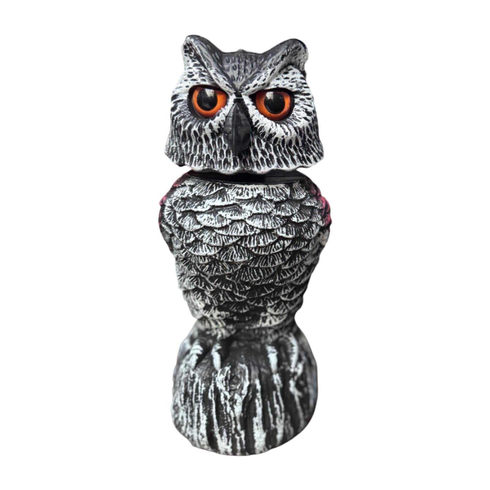 FashionCha Garden Statue Gifts Crafts Sway Head Protect Crops Decor Owl ...
