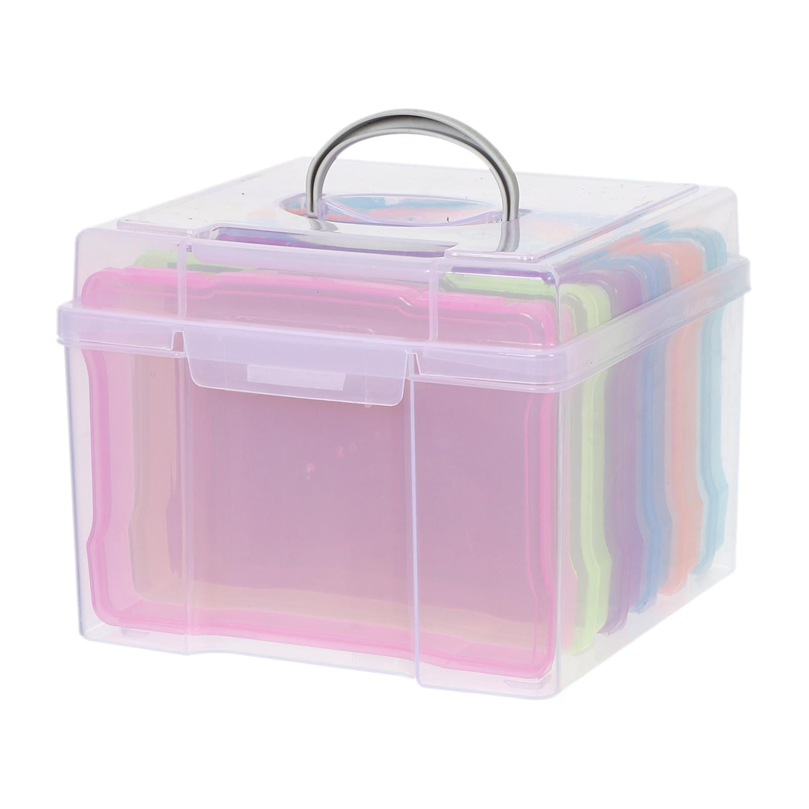 FashionCha Greeting Card Storage Box File Holder with 6 Dividers with ...