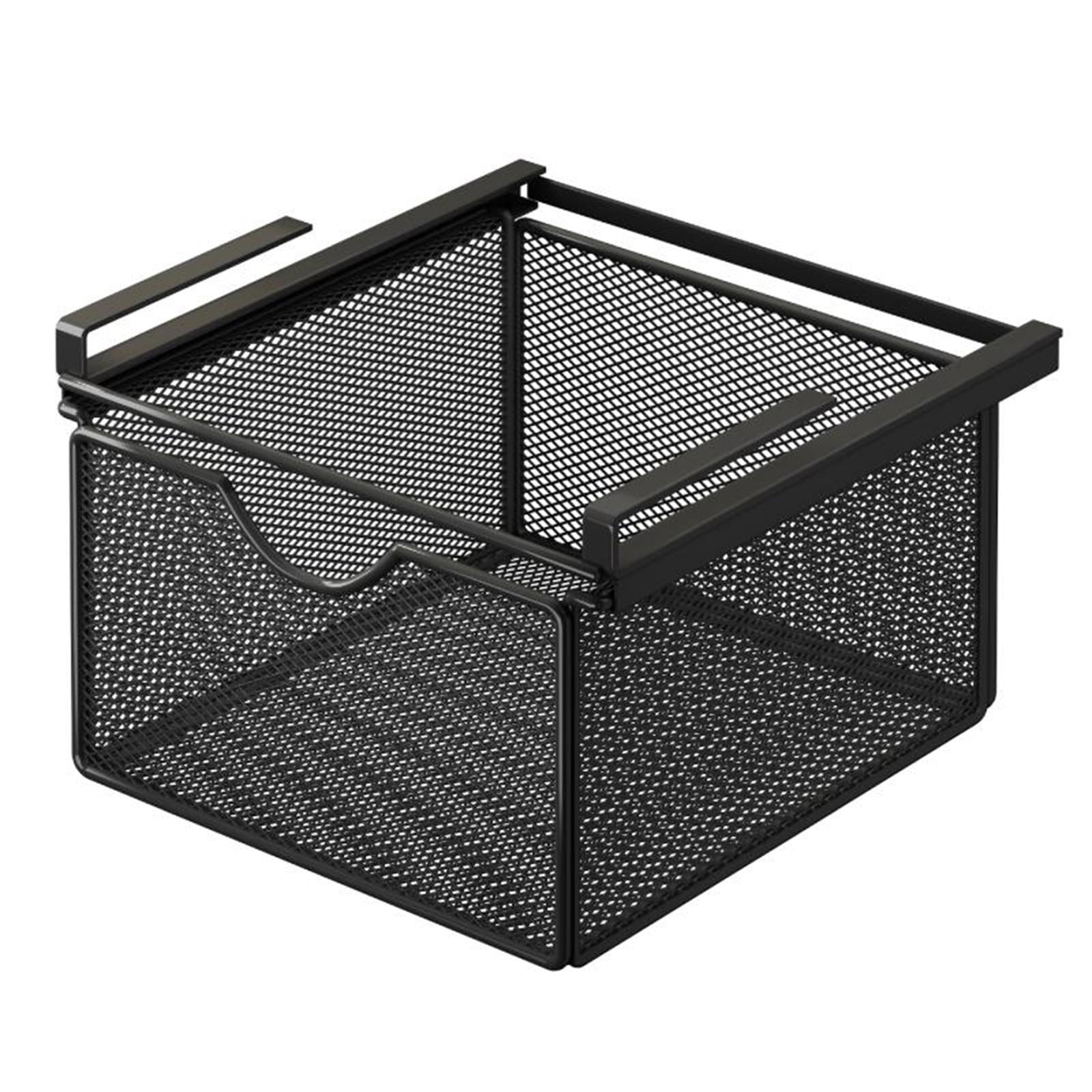 FashionCha Hanging Pullout Drawer Basket, Wire Mesh Storage Basket ...