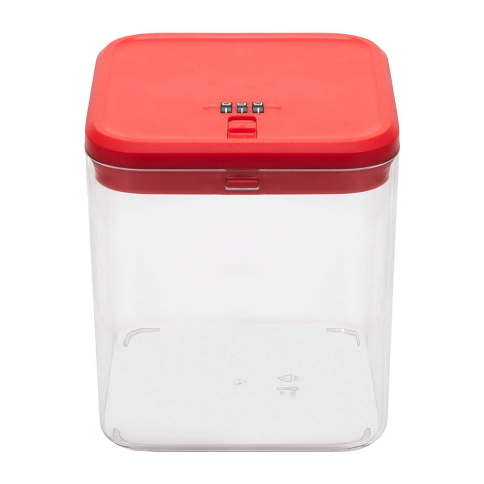FashionCha Lock Box Compact Lockable Storage Container for Desktop ...