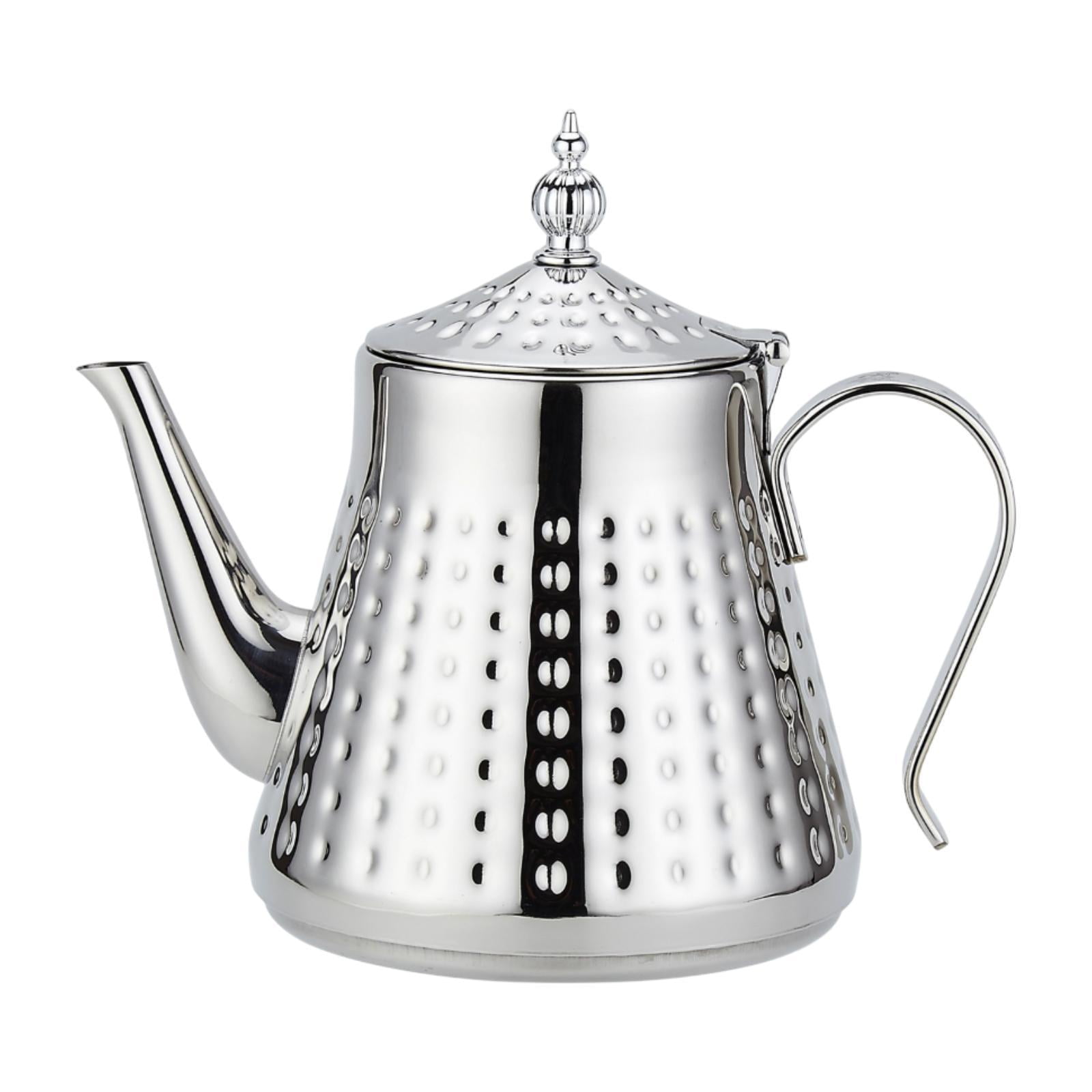 FashionCha Stainless Steel Tea Kettle Loose Leaf Tea Maker Hammered ...