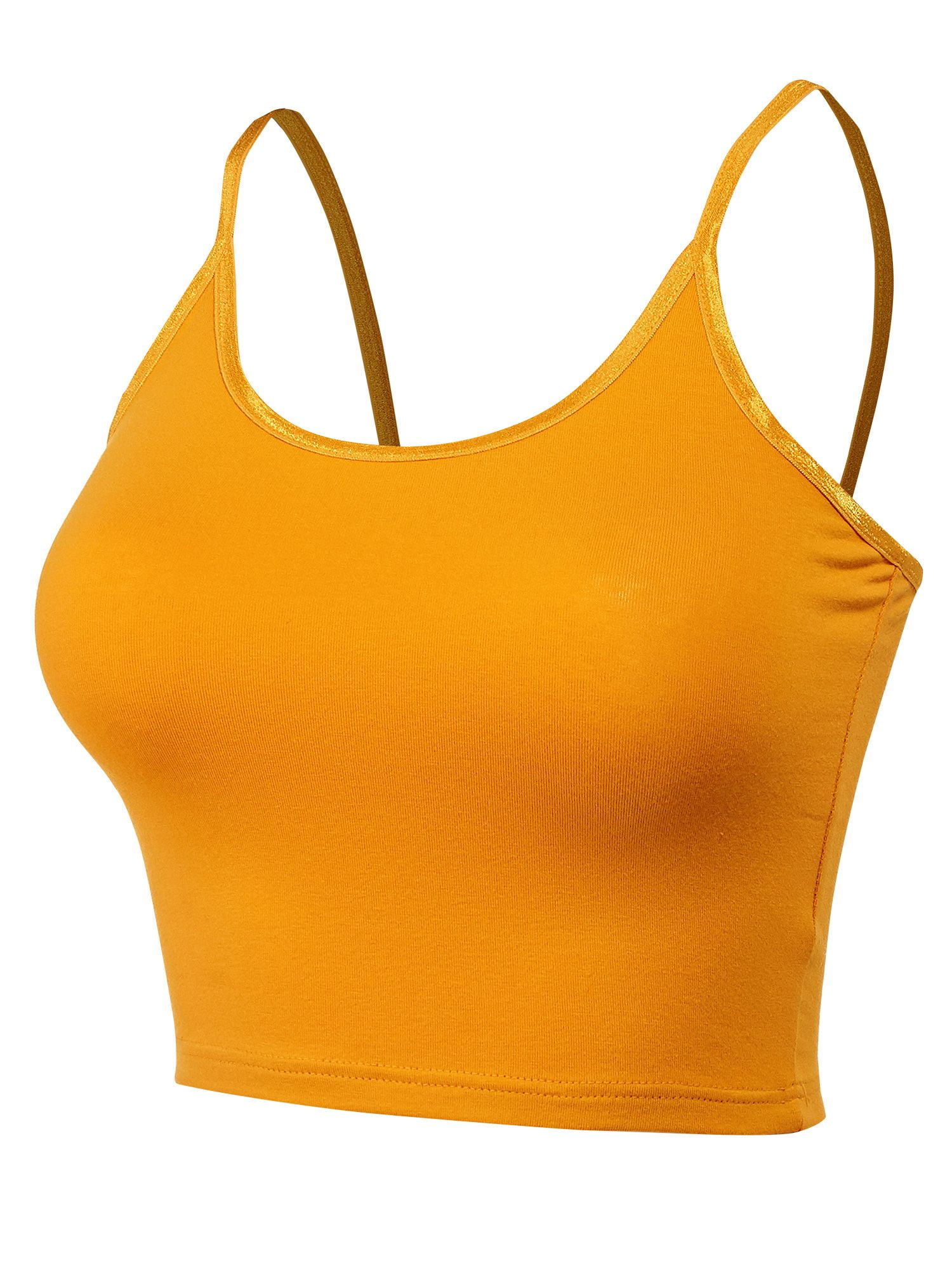 FashionMille Women Workout Yoga Spaghetti Strap Tank Camisole Crop Tank ...