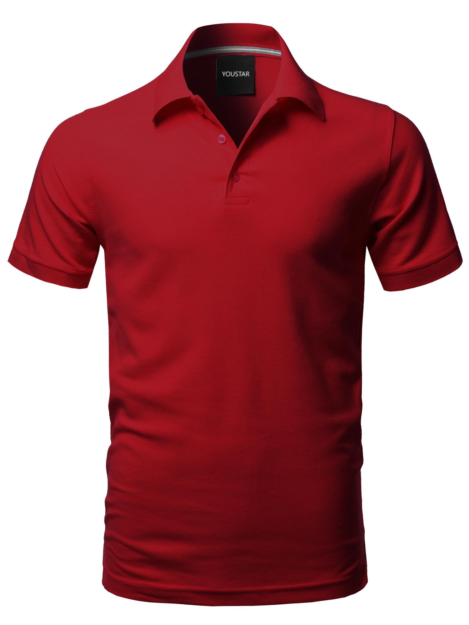 FashionOutfit Men's Solid Short Sleeves Basic Quality Side Slit ...