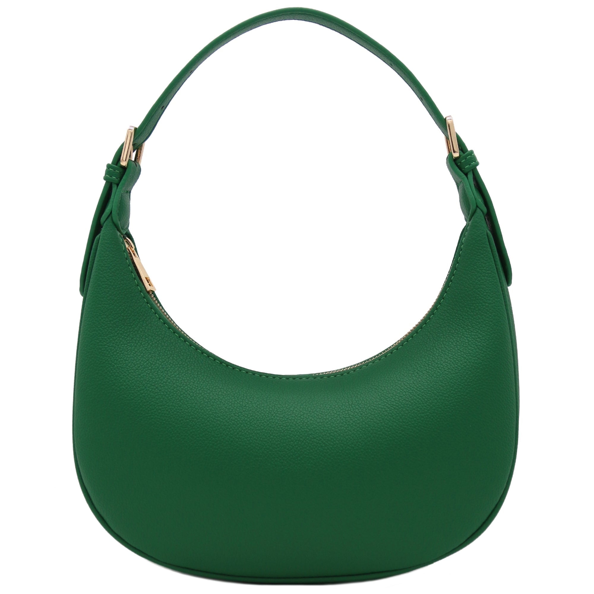 FashionPuzzle Elegant Crescent Shoulder Bag Underarm Purse (Kelly Green ...