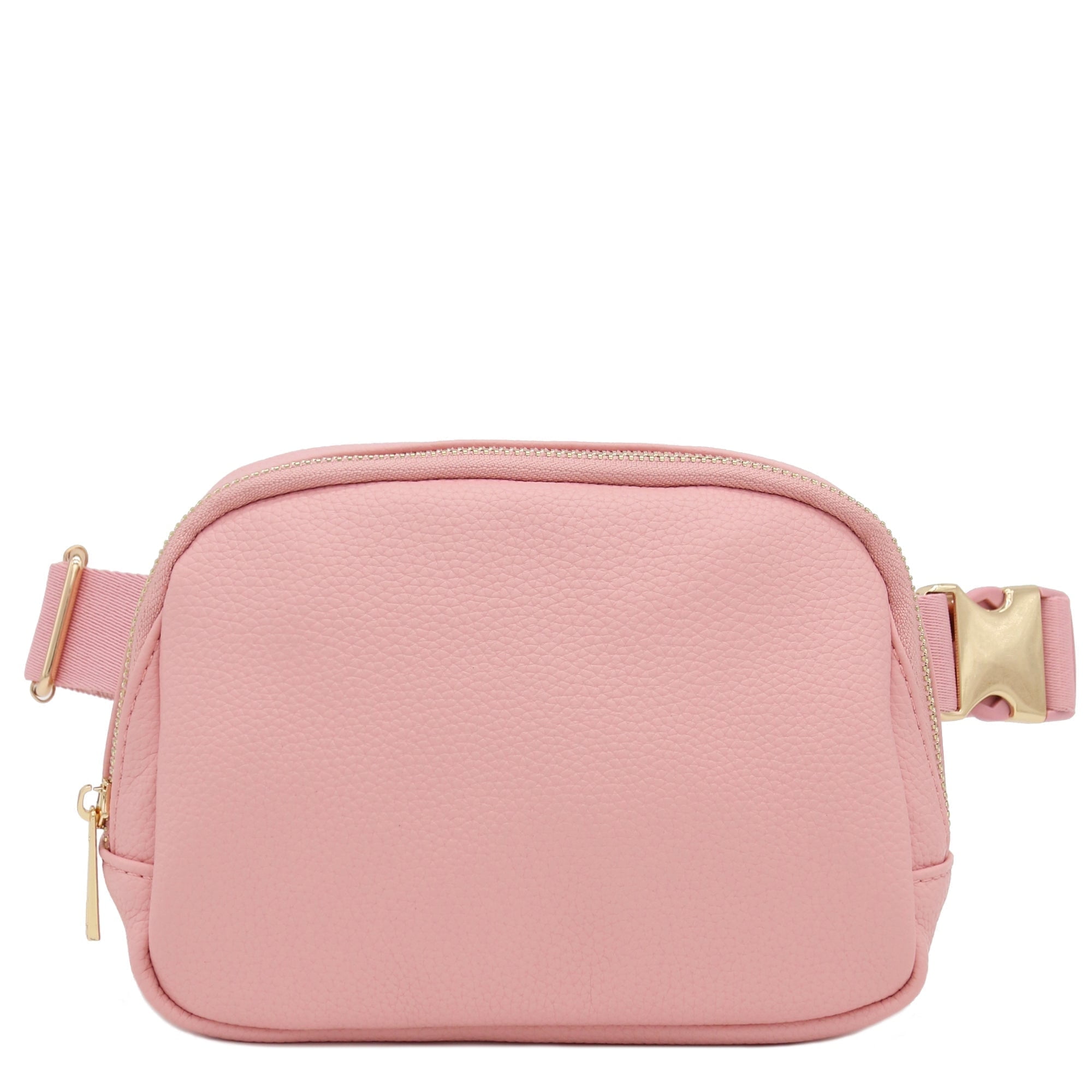 FashionPuzzle Lightweight Soft PU Pebbled Leather Sling Fanny Pack Belt ...