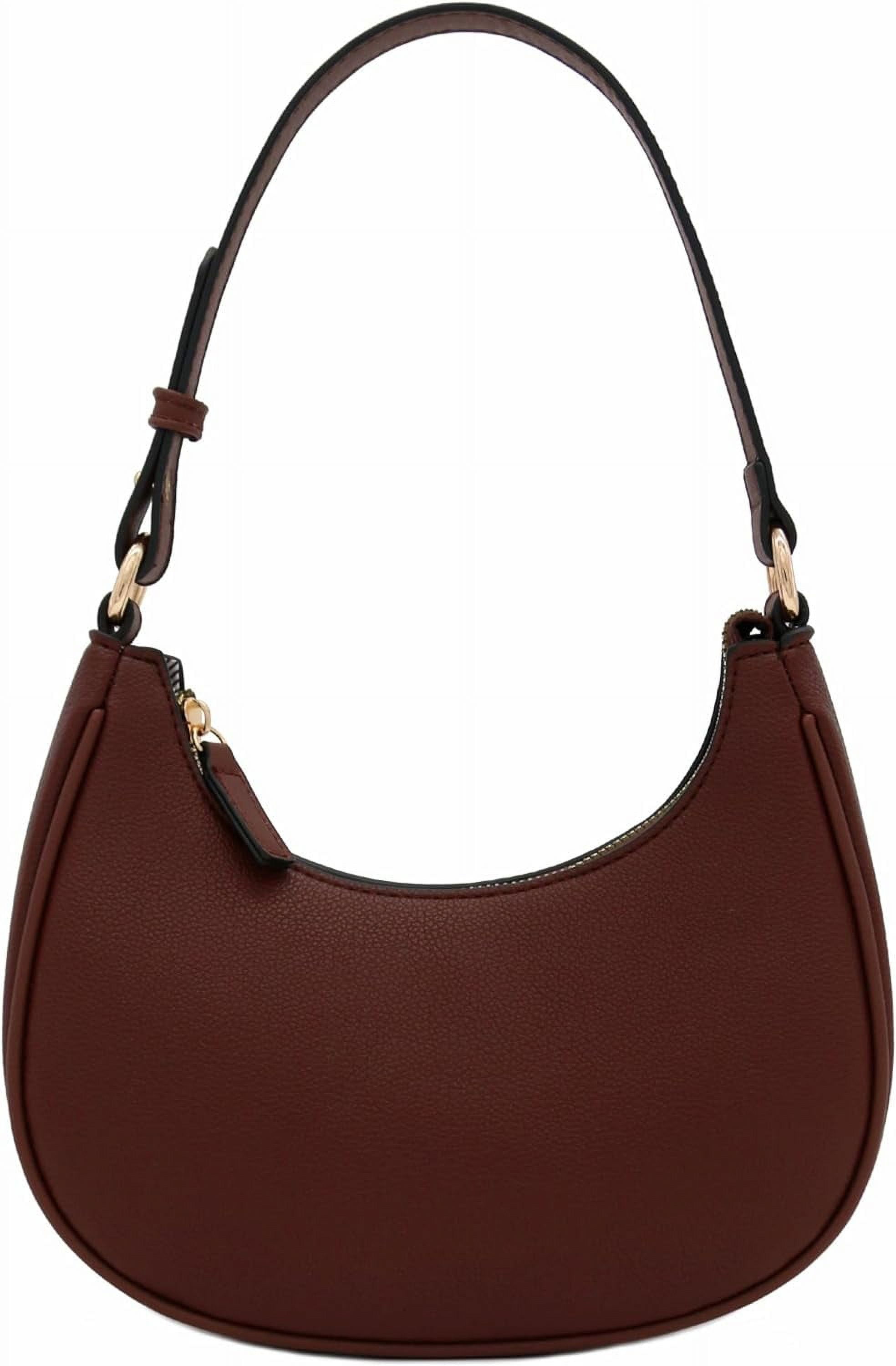 FashionPuzzle Small Crescent Shoulder Bag Underarm Purse - Walmart.com