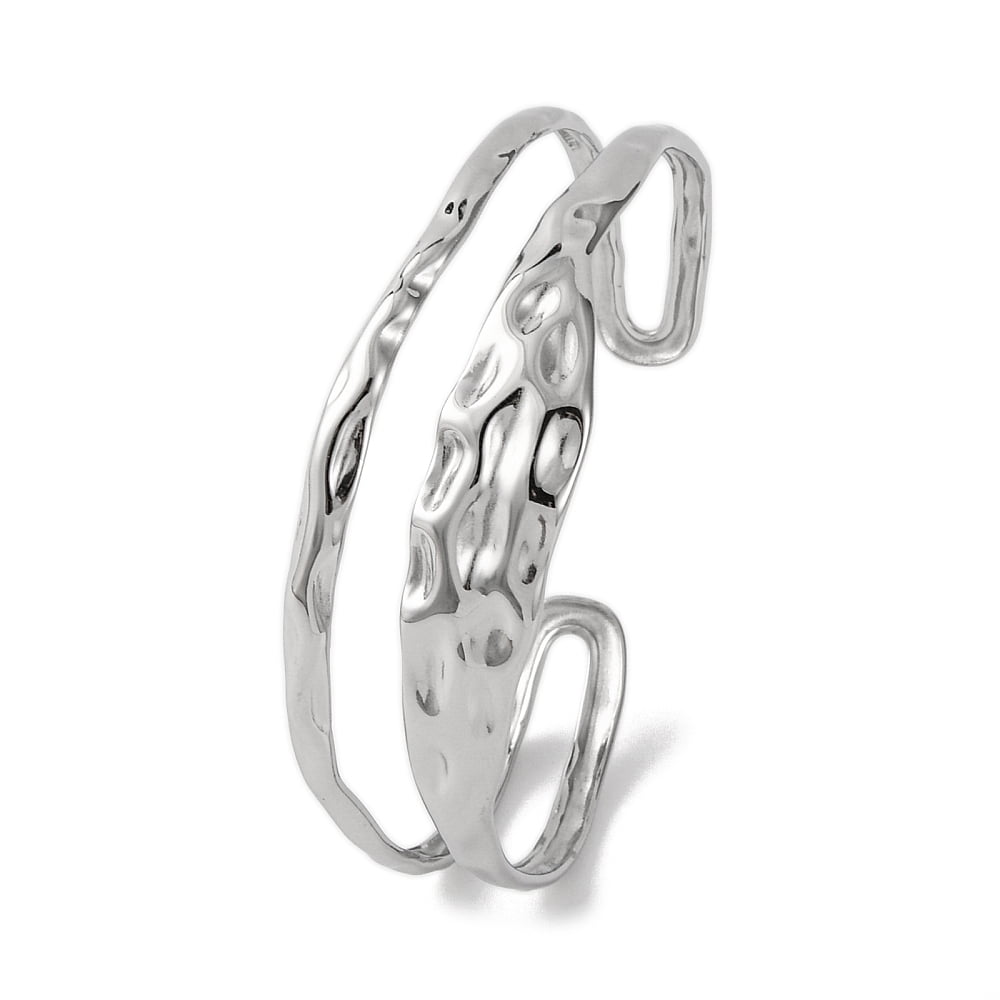 Fashionable 304 Stainless Steel Cuff Bangles for Women Stainless Steel ...