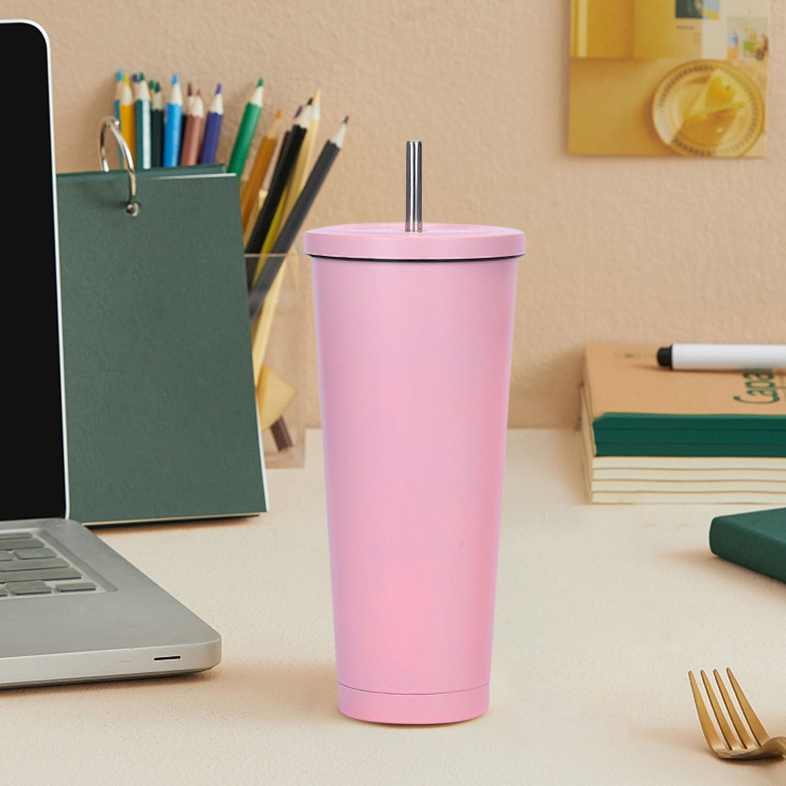 Fashionable 750ml Stainless Steel Insulated Coffee Cup with Handle ...