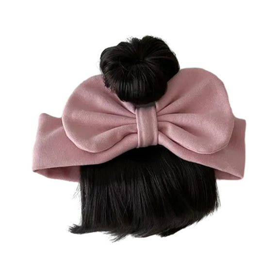 Fashionable Baby Girls Headband Cute Infants Bowknot Wigs Headwear ...