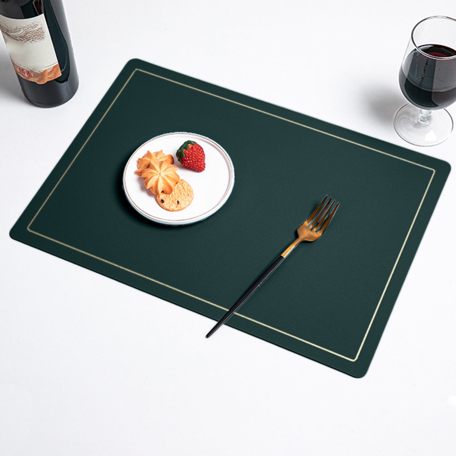 Fashionable and Beautiful Table Runner Leather Placemats - Double Sided ...
